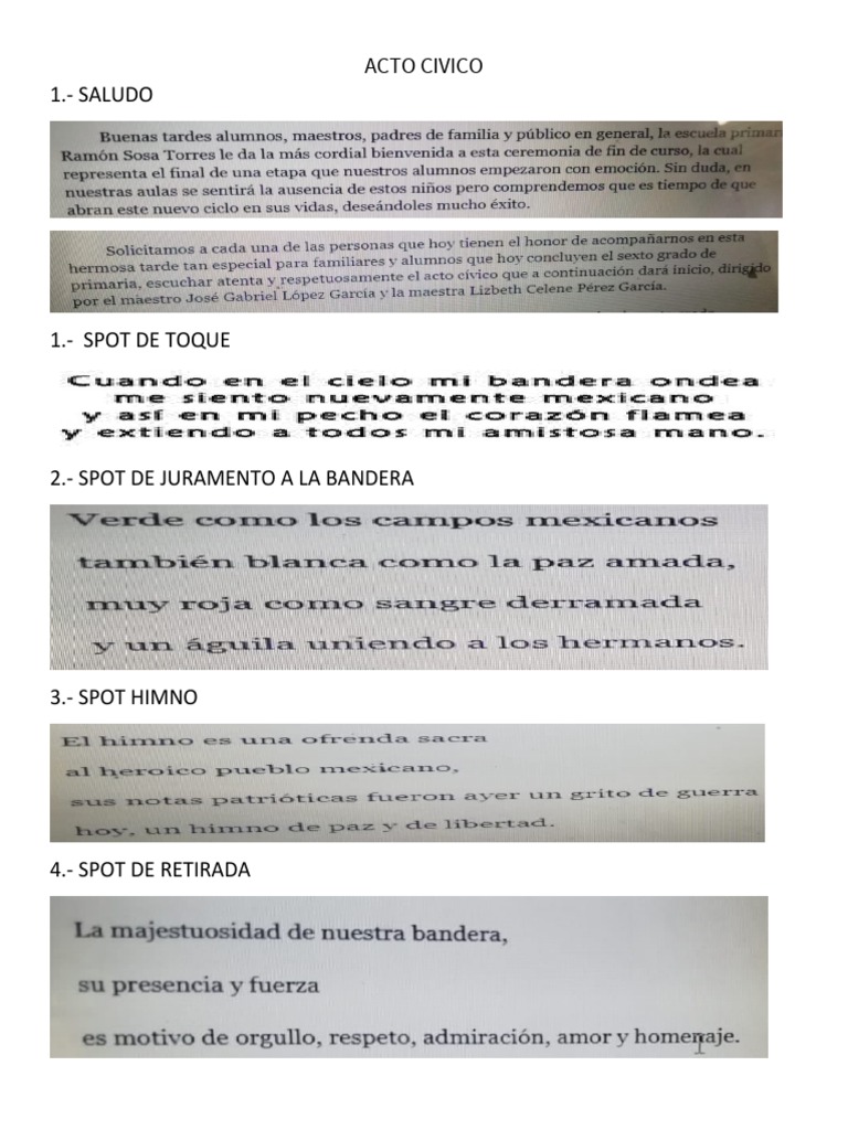 Spots de Programa Civico y Social | PDF