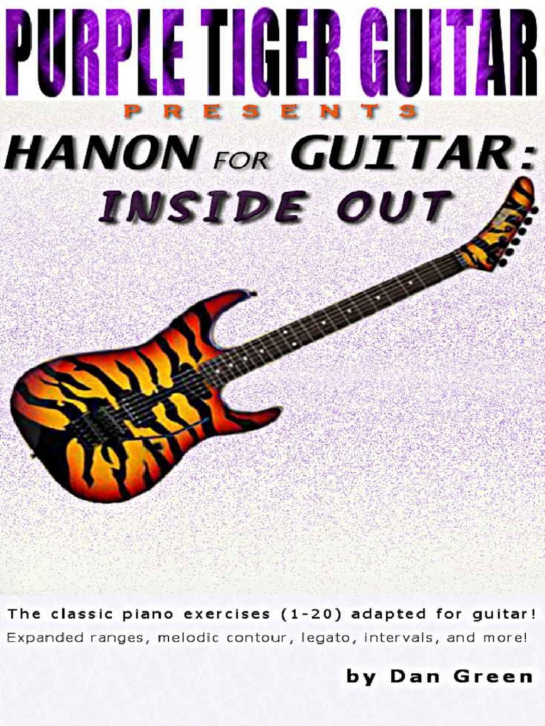 Hanon For Guitar - Inside Out | PDF | Guitars | Scale (Music)