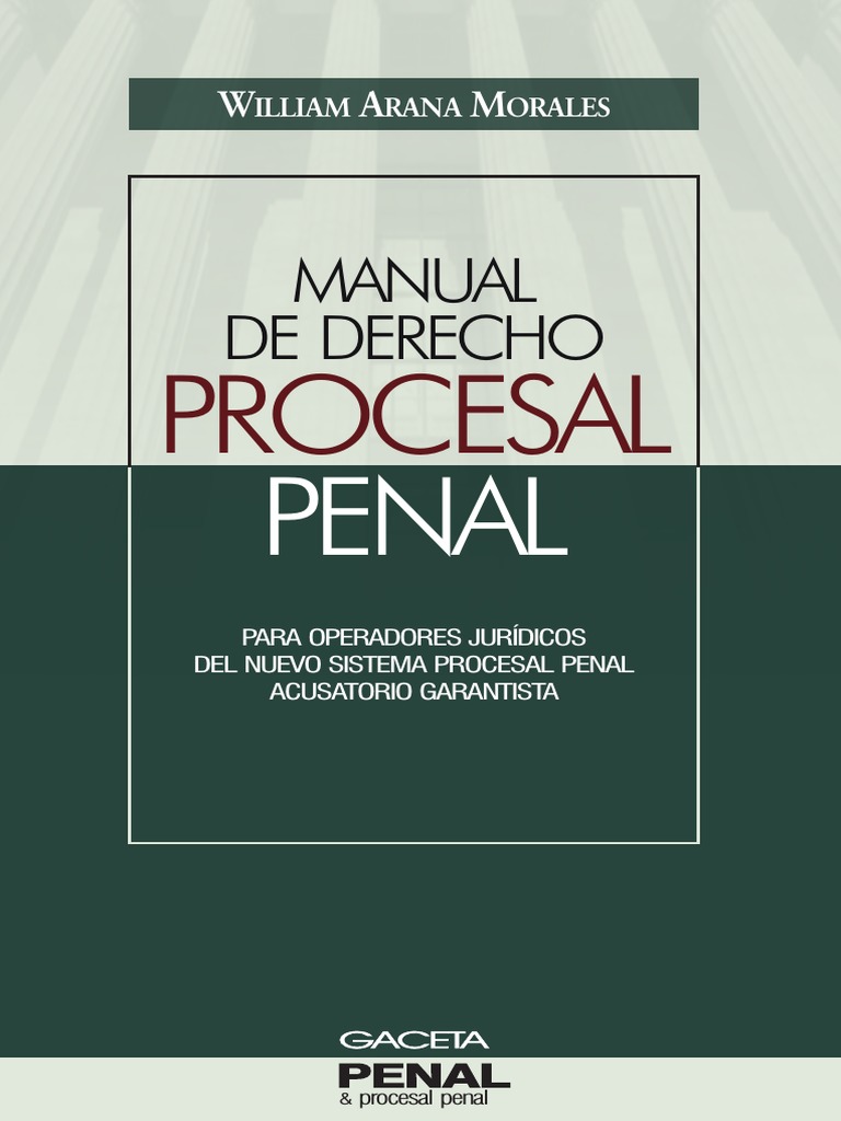 U Manual-de-Derecho-Procesal-Penal 1 | PDF