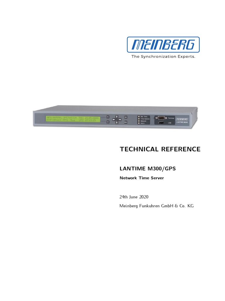 Technical Reference: Lantime M300/Gps | PDF | Electrostatic Discharge | Electrical Connector