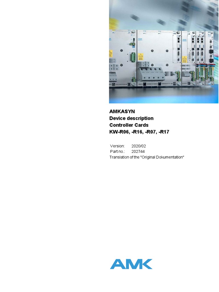 AMKASYN Device Description Controller Card KW-R06 | PDF | Electrical ...