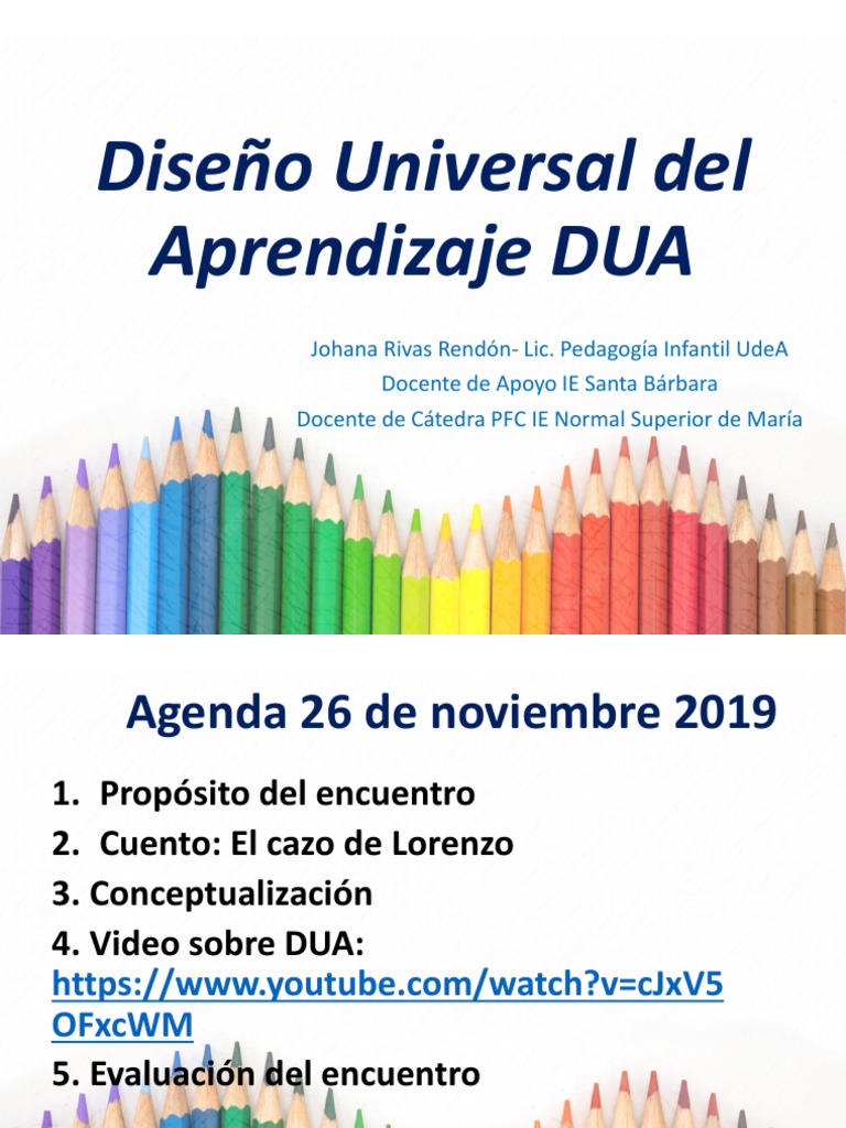 Diseño Universal Del Aprendizaje (DUA) | PDF