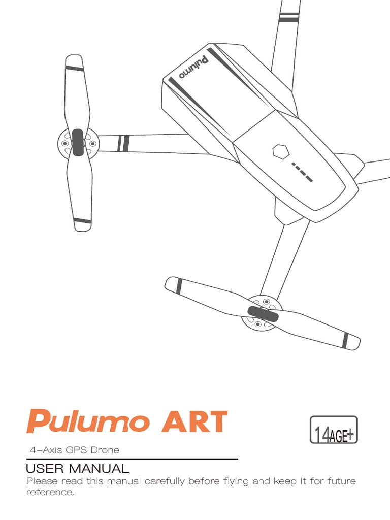 User Manual: 4-Axis GPS Drone | PDF | Unmanned Aerial Vehicle | Compass