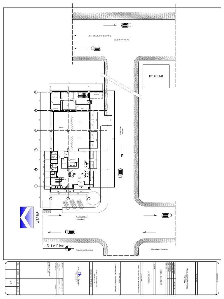 HTL Tiatira Revisi Site Plan | PDF
