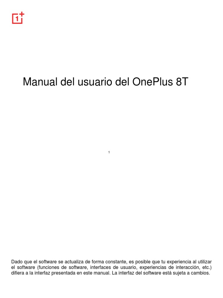 OnePlus 8T User Manual ES | PDF | Punto de acceso inalámbrico ...