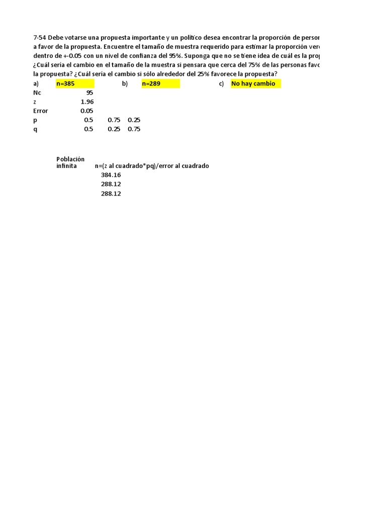 Tarea Cap 7 Segunda Parte | PDF | Intervalo de confianza | Desviación Estándar