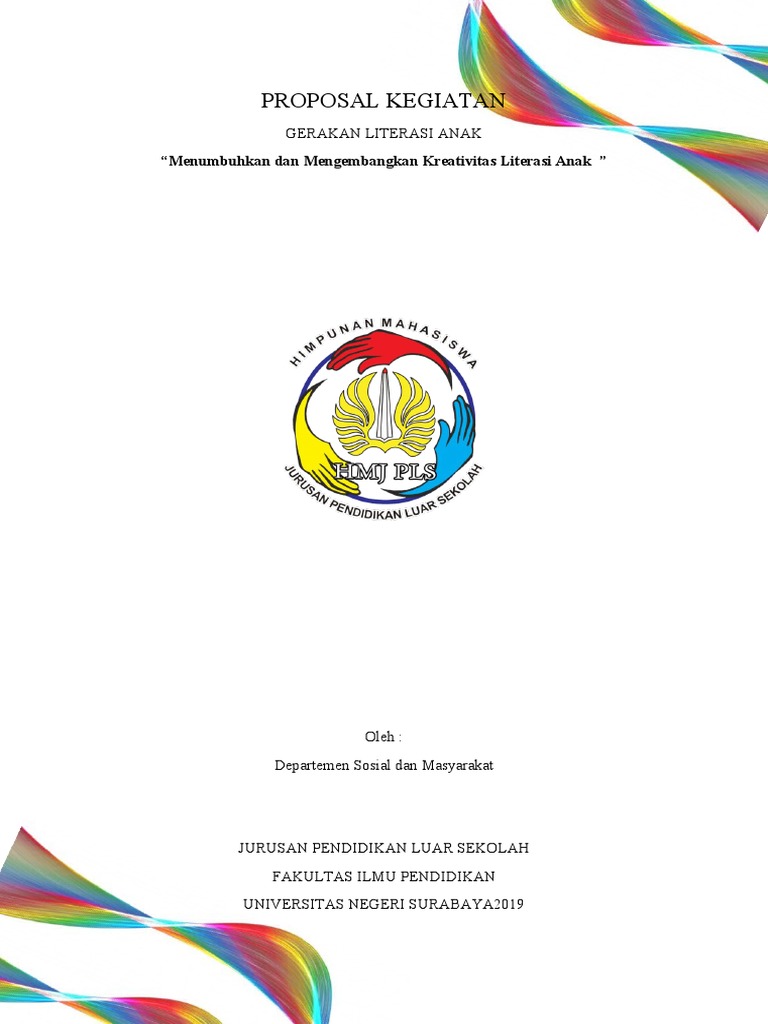 Proposal Kegiatan Gerakan Literasi | PDF