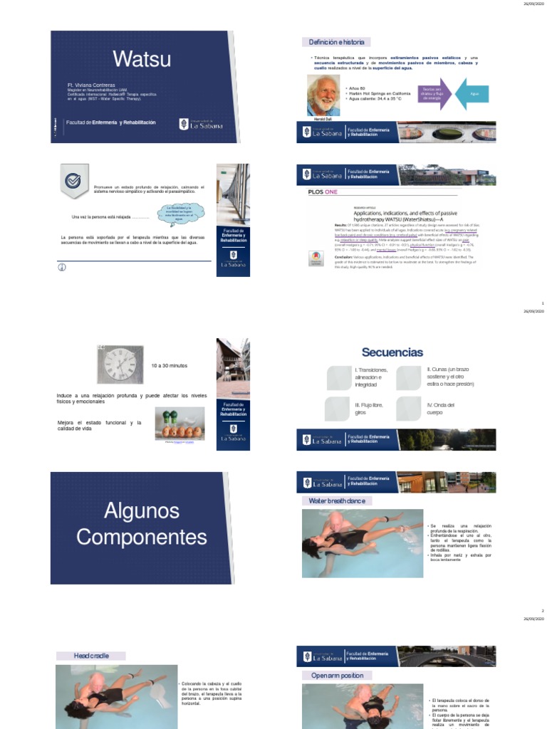 Watsu | PDF | Rodilla | Medicina CLINICA