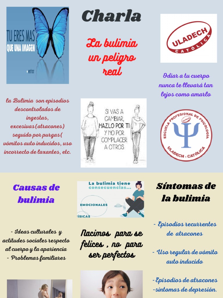 Charla 3 Tríptico La Bulimia. | PDF