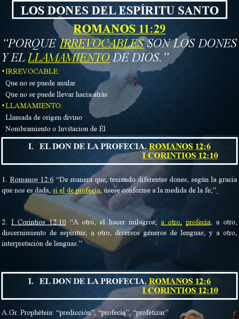 Los Dones Del Espiritu Santo II | PDF | Profecía | Diácono