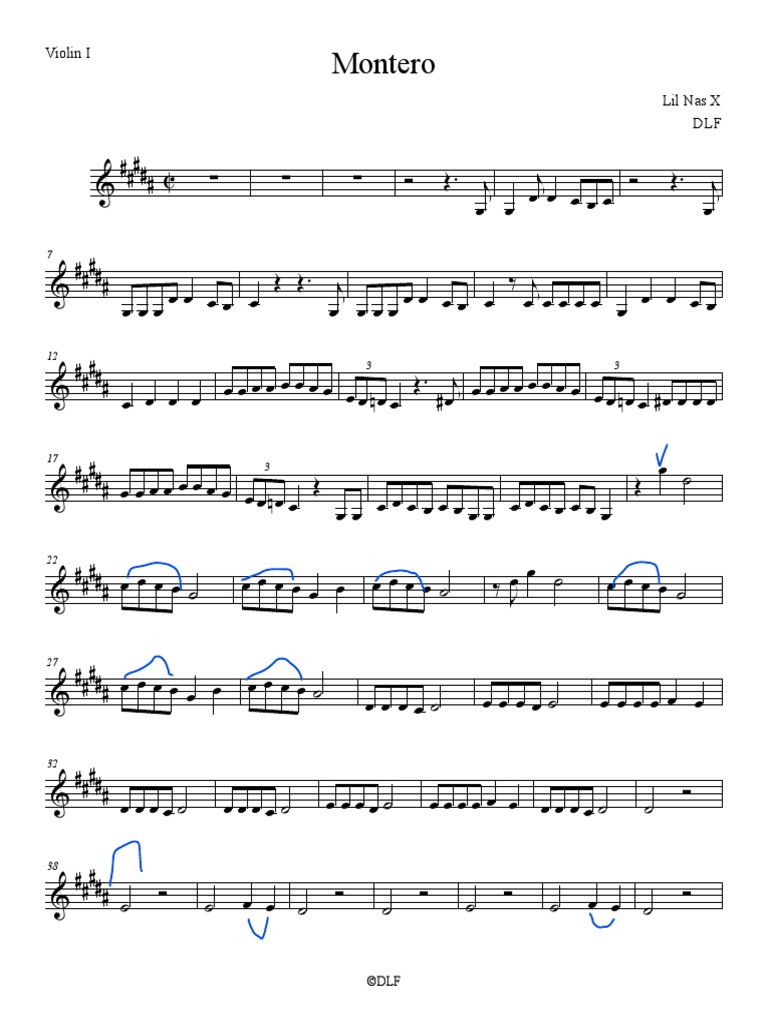 Montero - Violin I | PDF