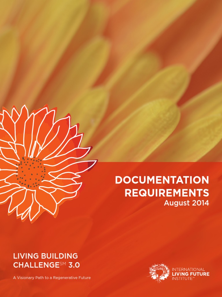 Living Building Challenge Documentation Requirements | PDF | Natural Environment