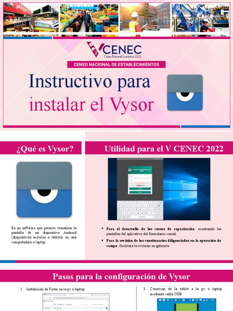 Instructivo para Instalar El Vysor | PDF | Tableta | USB