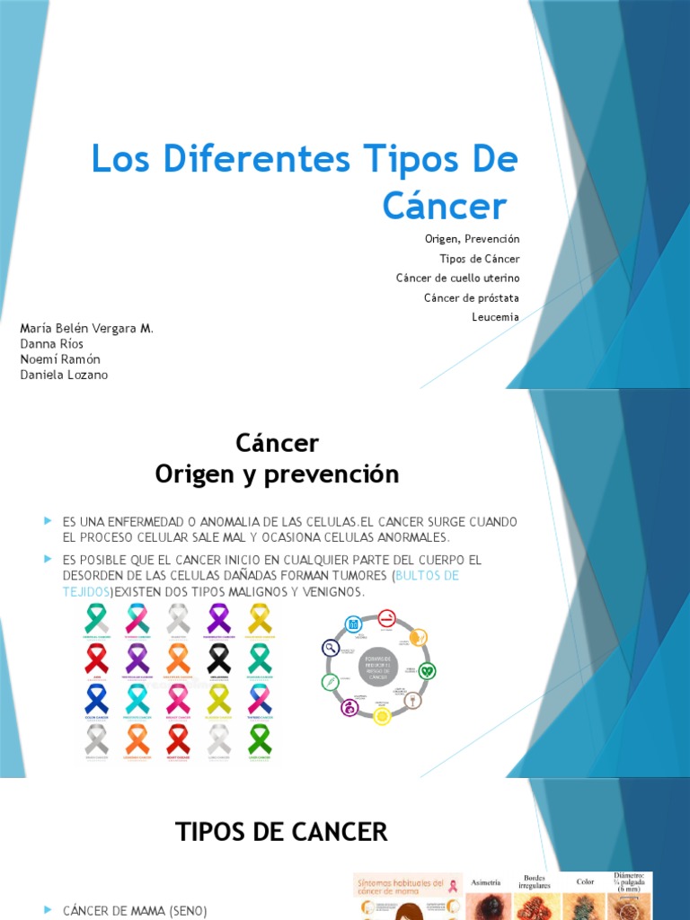 Los Diferentes Tipos de Cáncer | PDF