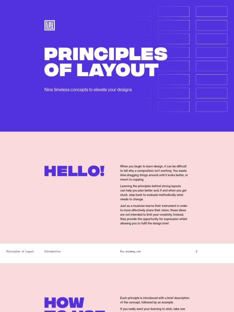 Flux Principles of Layout v2 | PDF | Page Layout | Design