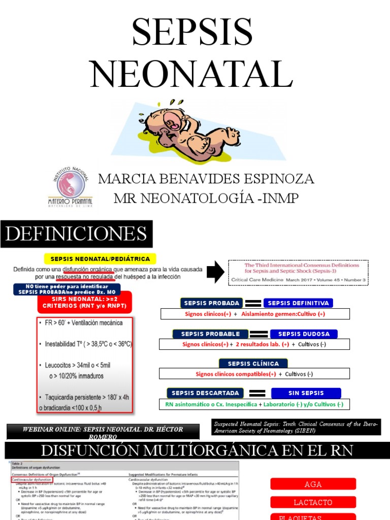 Sepsis Neonatal - Infecto | PDF | Septicemia | Enfermedades y ...