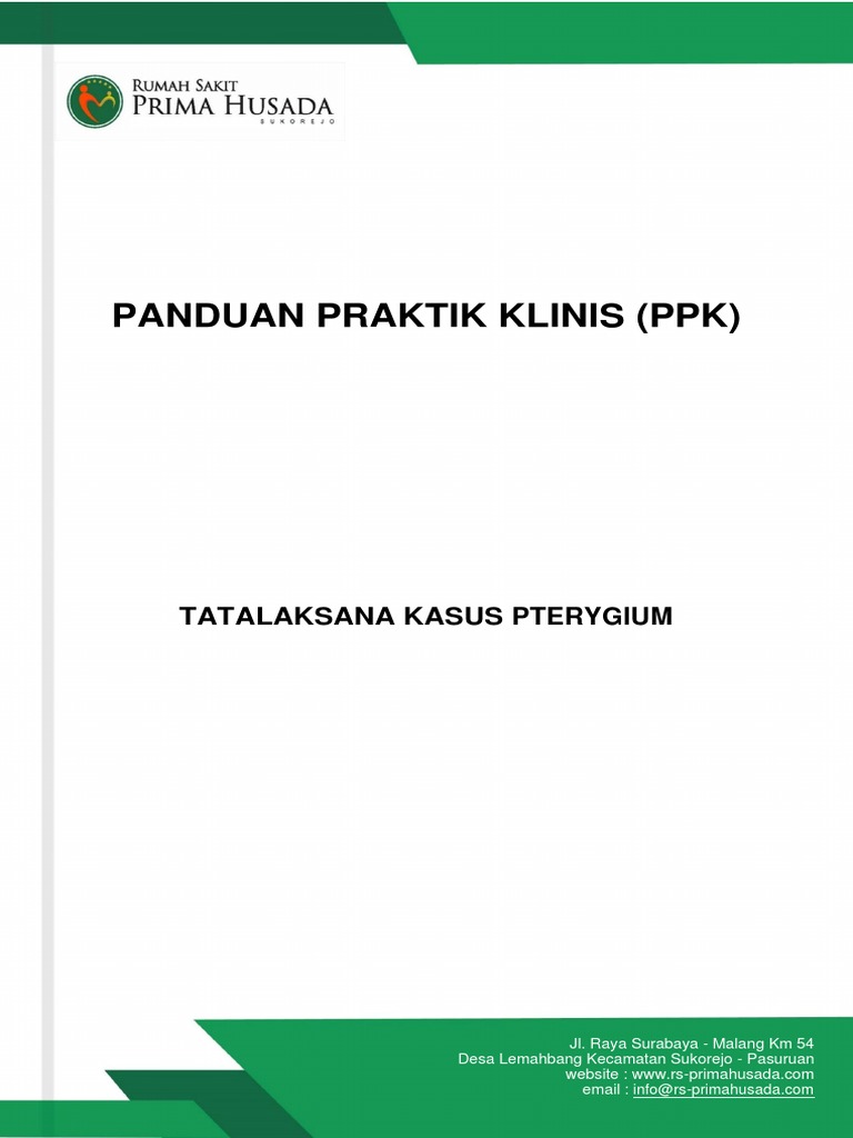 PPK - CP Pterygium Fix | PDF