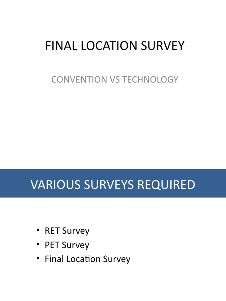 Conventional Vs Technology | PDF | Geology | Topography