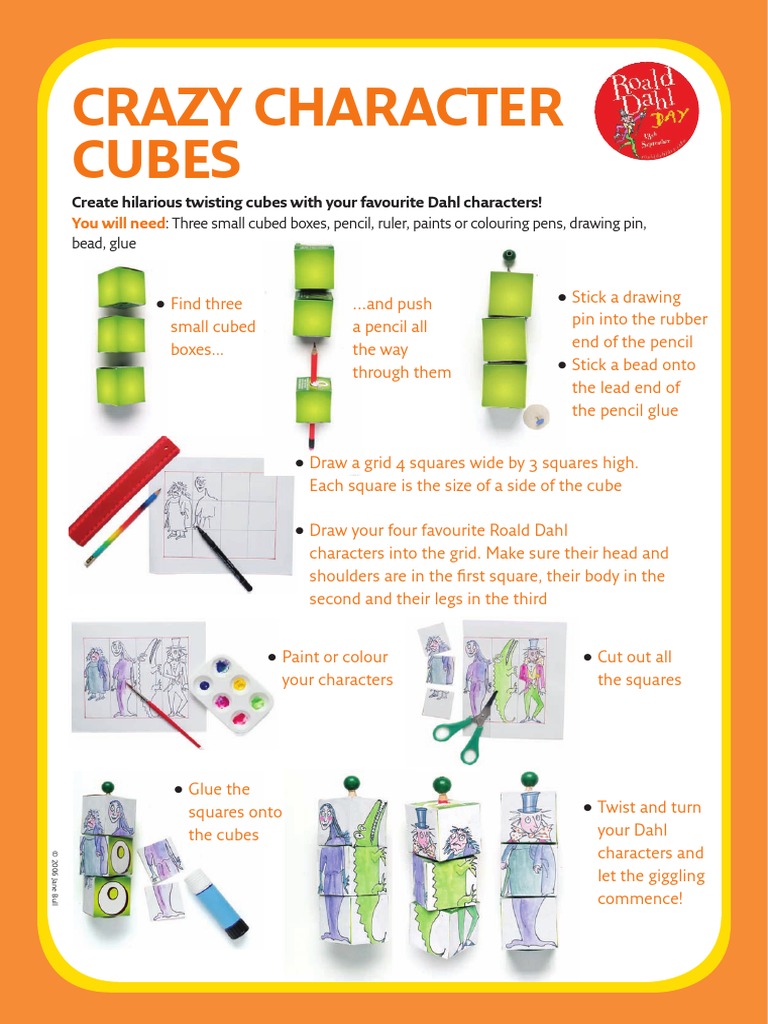 Crazy Character Cubes: Create Hilarious Twisting Cubes With Your ...