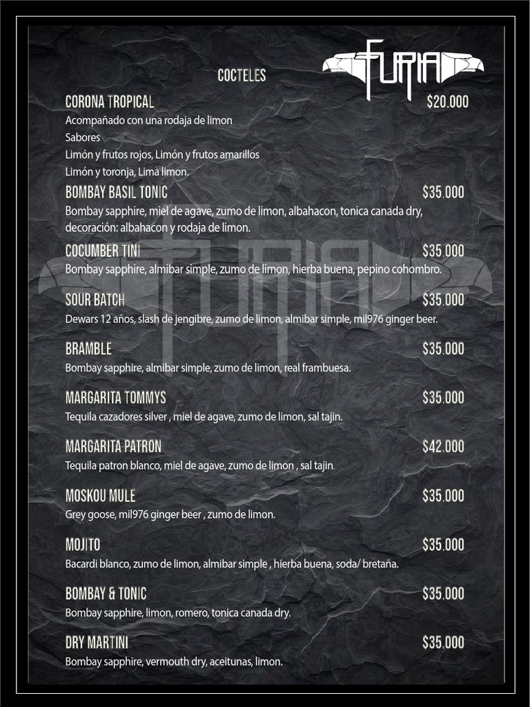 Furia | PDF | Alimentos | Comida y bebida