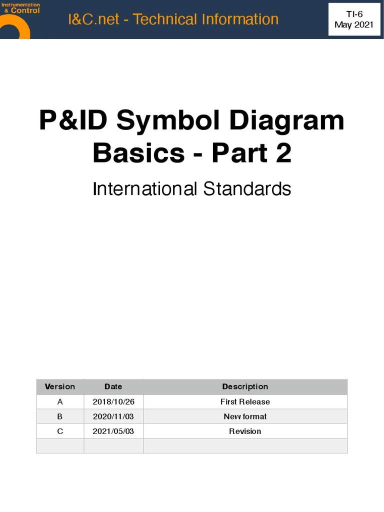 P&ID Symbol Diagram Basics - Part 2: International Standards | PDF ...
