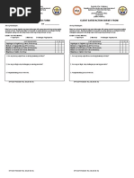 Client Satisfaction Measurement Form | PDF
