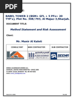 Method Statement For Aluminum Cladding Installation | PDF | Personal ...