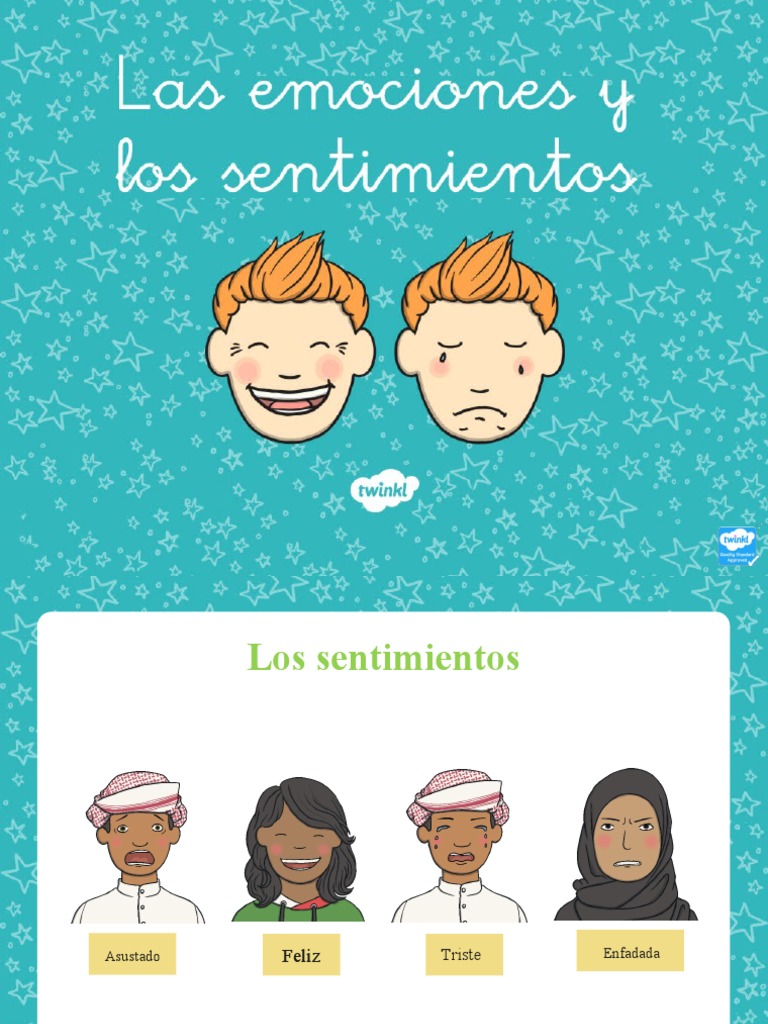 Presentación Las Emociones Y Los Sentimientos Geography Twinkl