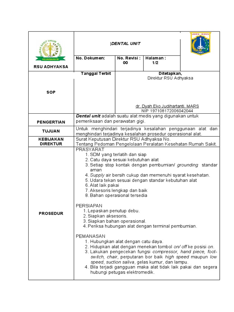 SPO Denta Unit | PDF