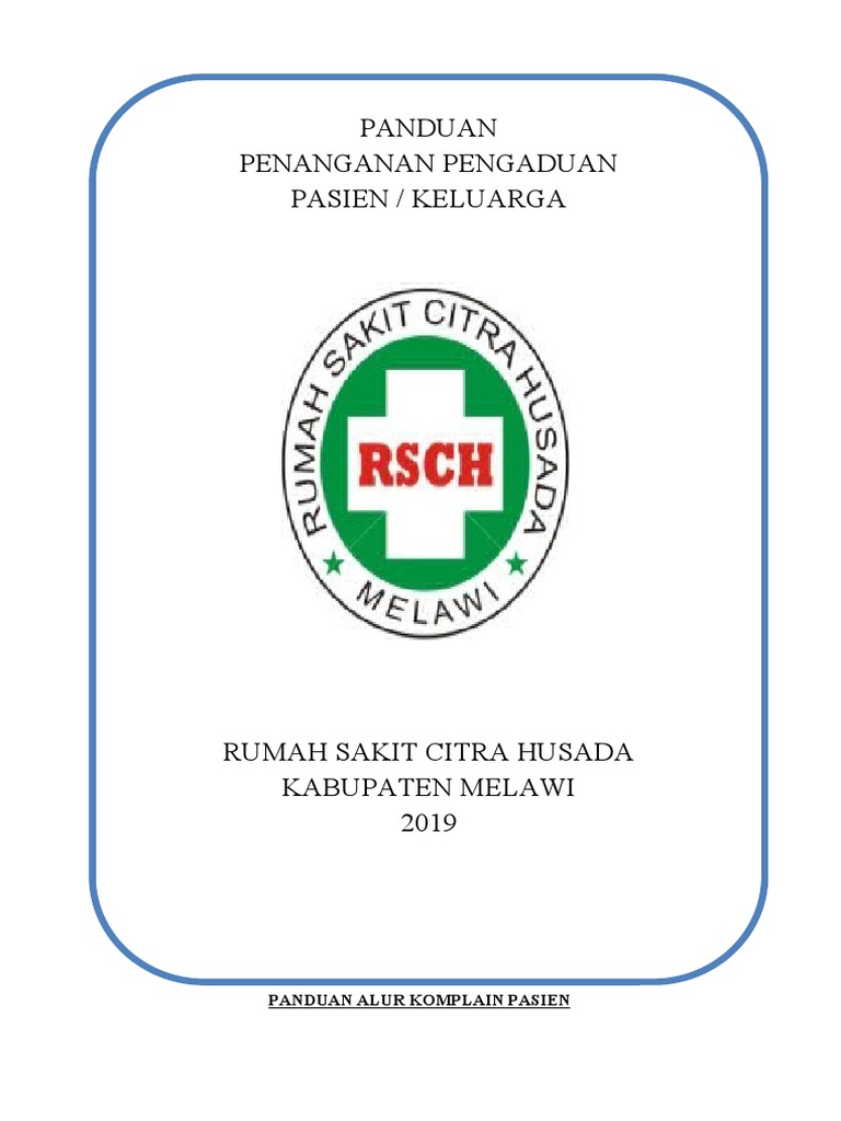 Panduan Alur Komplain Pasien | PDF
