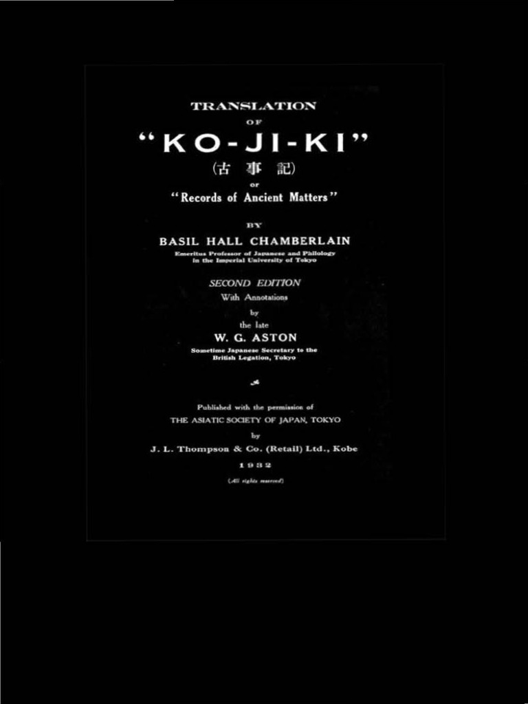 Kojiki Chamberlain | PDF | Japanese Language | Human Communication