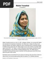 A Schoolgirl's Diary From I AM MALALA | PDF | Malala Yousafzai