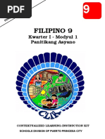 Tula - Grade 9 Yunit 3 | PDF