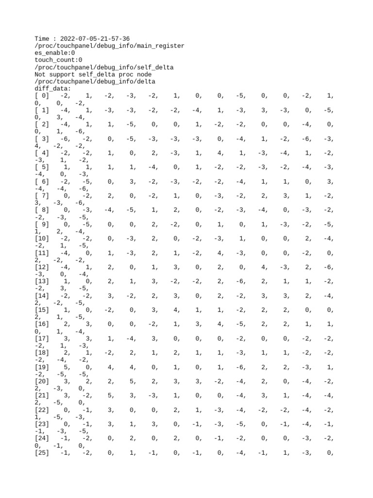 TP Debug Info | PDF | Data | Computer Data