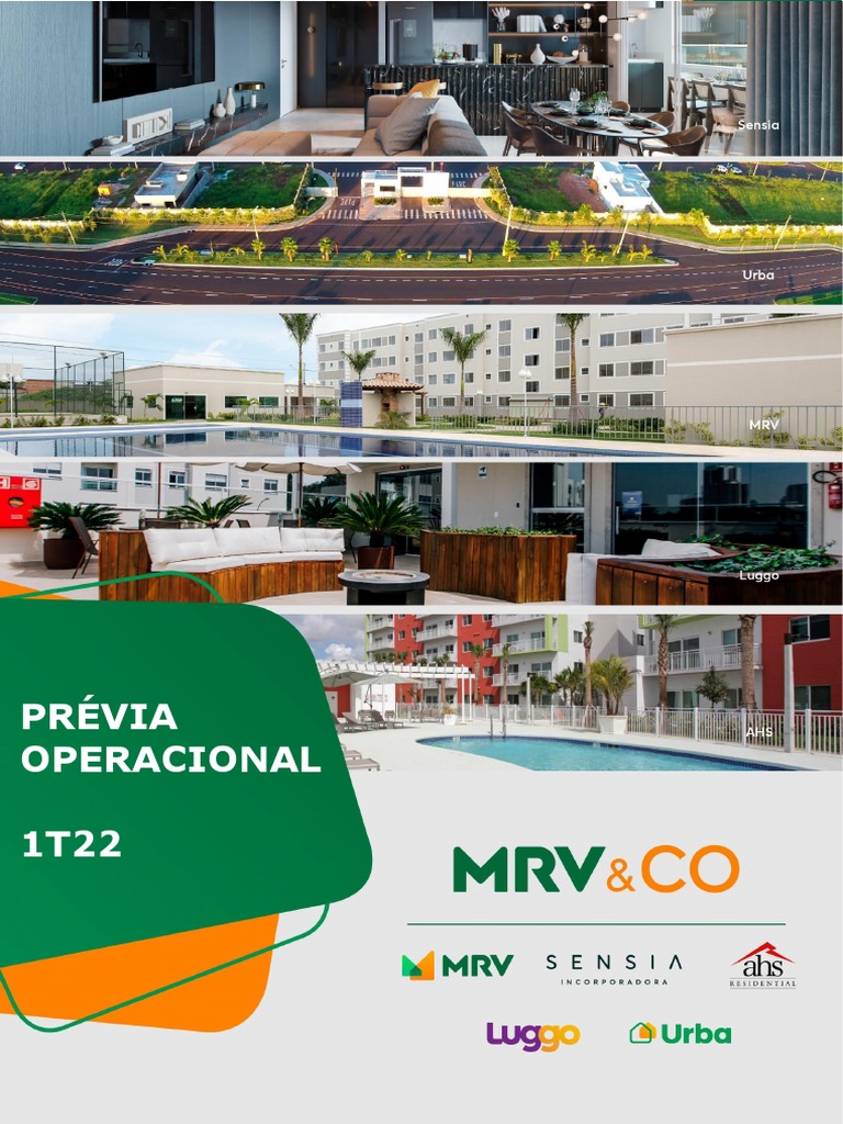 Desempenho MRV&Co 1T22: Vendas e Lançamentos | PDF | Brasil | Economias