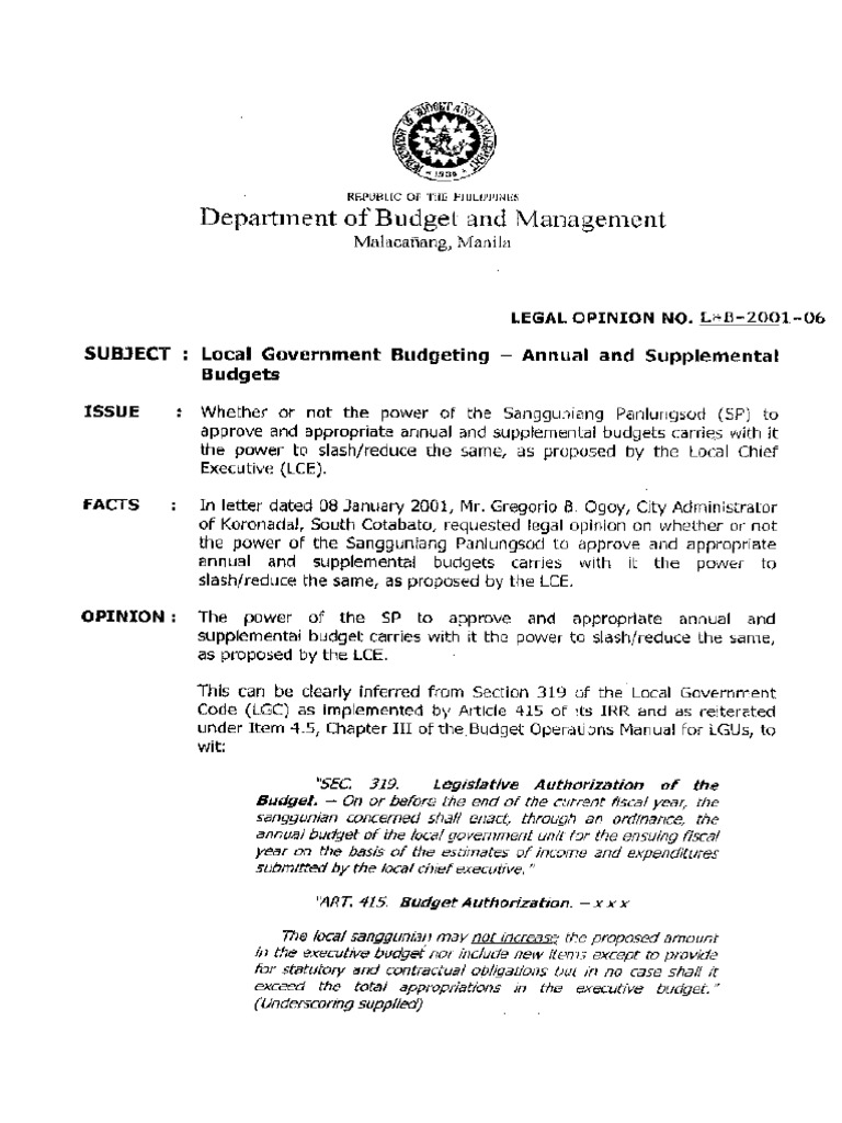 Power of SP To Reduce-Slash Budget | PDF