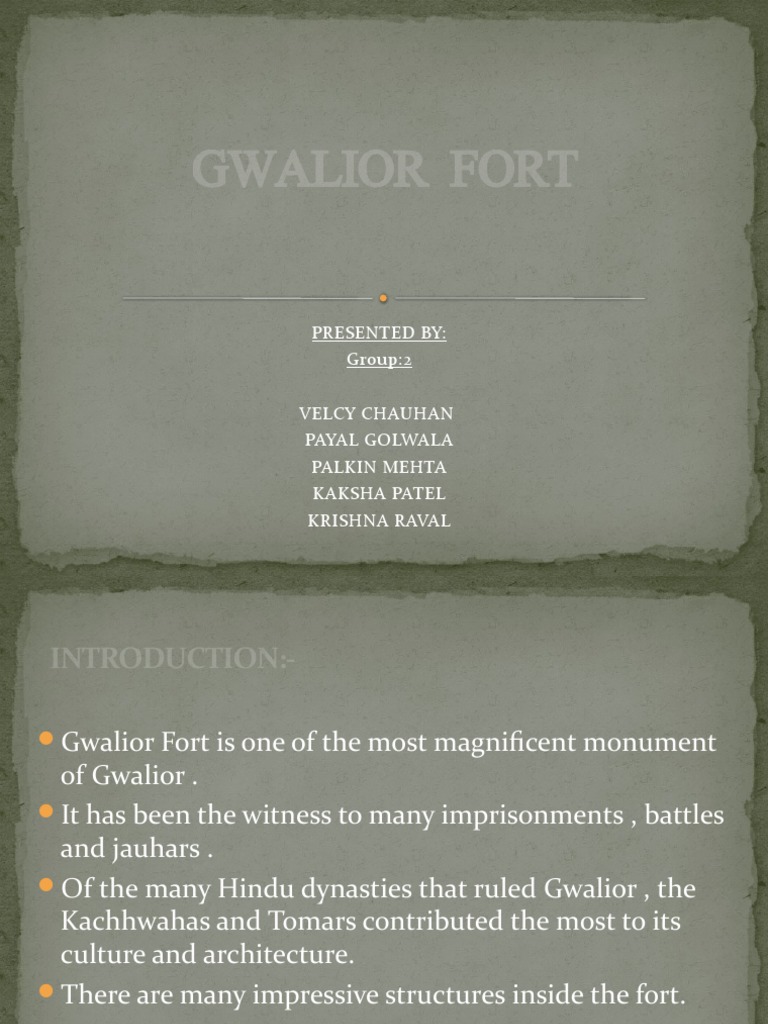 Gwalior Fort | PDF