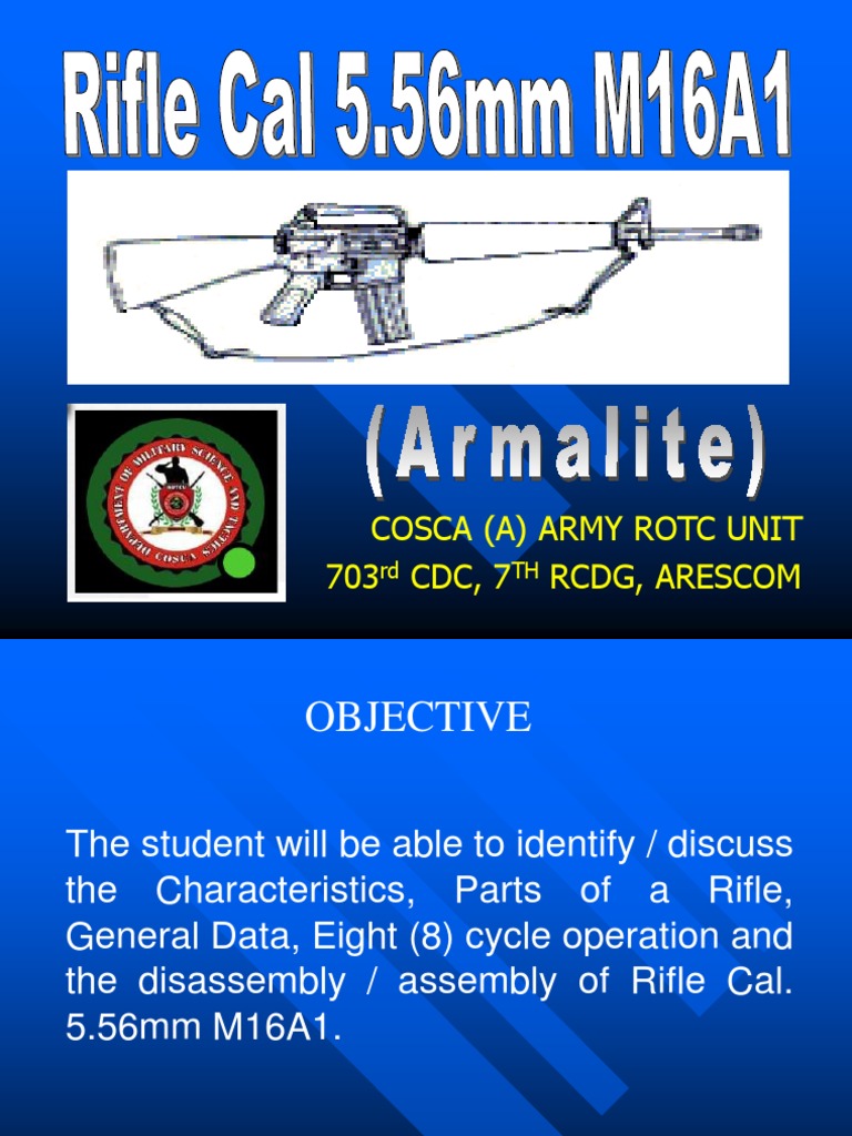 Cosca (A) Army Rotc Unit 703 CDC, 7 RCDG, Arescom: RD TH | PDF ...