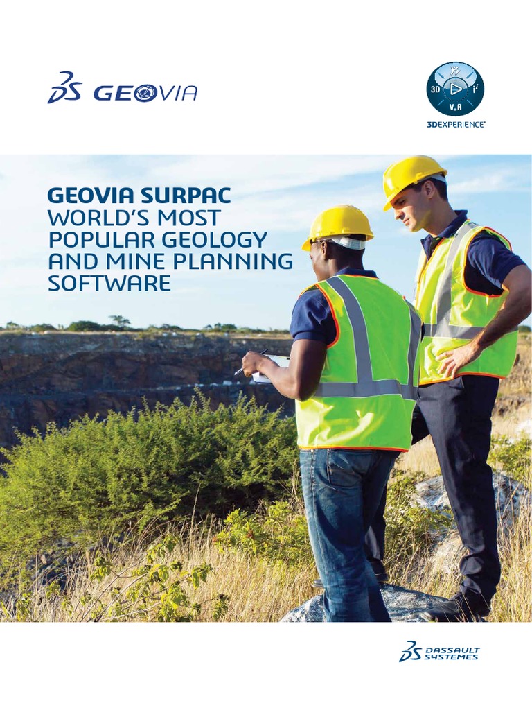 3DS GEOVIA Surpac - Brochure | PDF | Mining | 3 D Computer Graphics