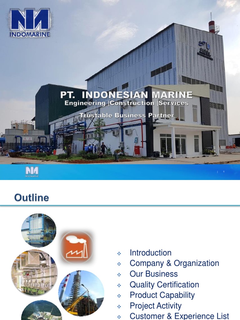 PT. Indonesian Marine - Company Profile | PDF | Boiler | Power Station