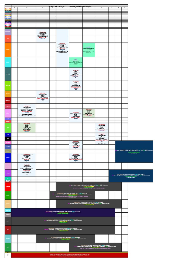 Schedule | PDF