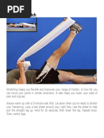 Knee Exercises-OrthoInfo - AAOS | PDF | Foot | Knee