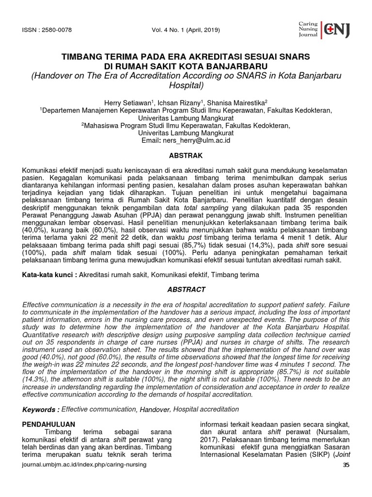 Timbang Terika Keperawatan | PDF