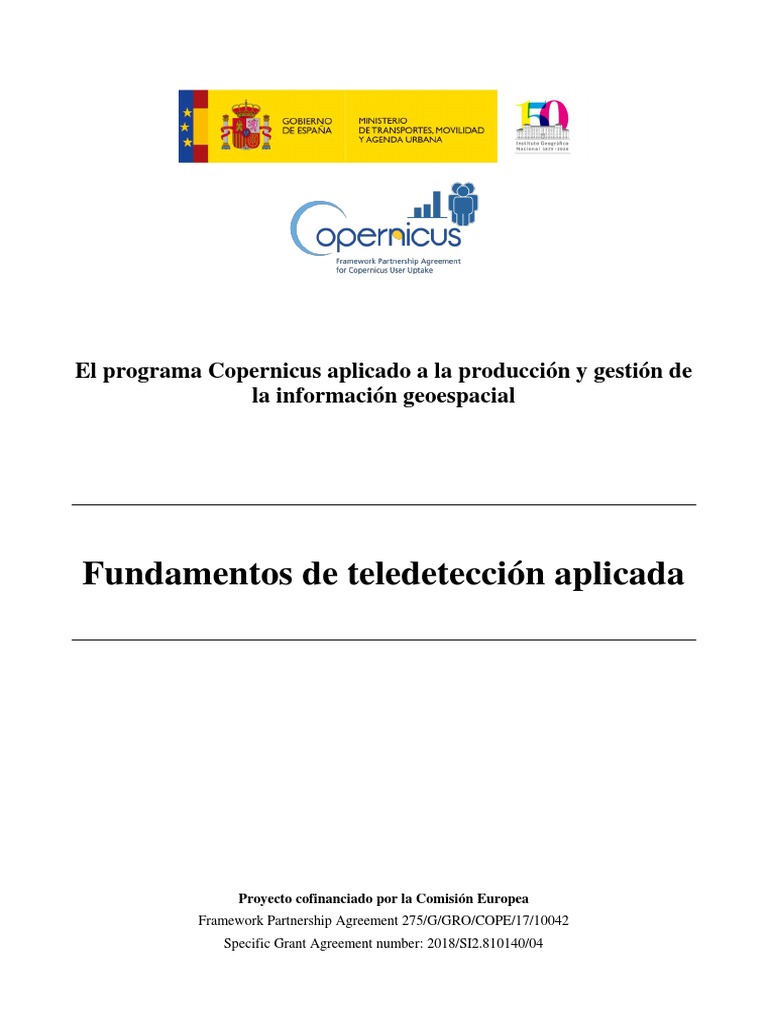 Teledetección: Aplicaciones y Fundamentos | PDF | Sensores remotos ...
