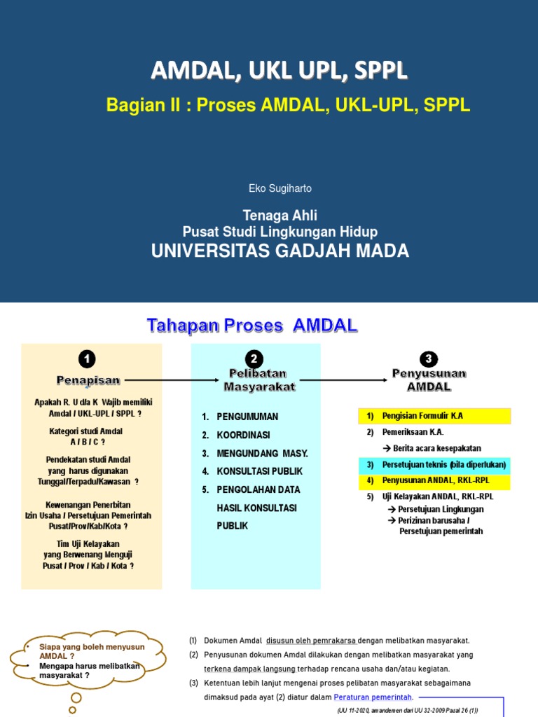Proses AMDAL, UKL UPL | PDF