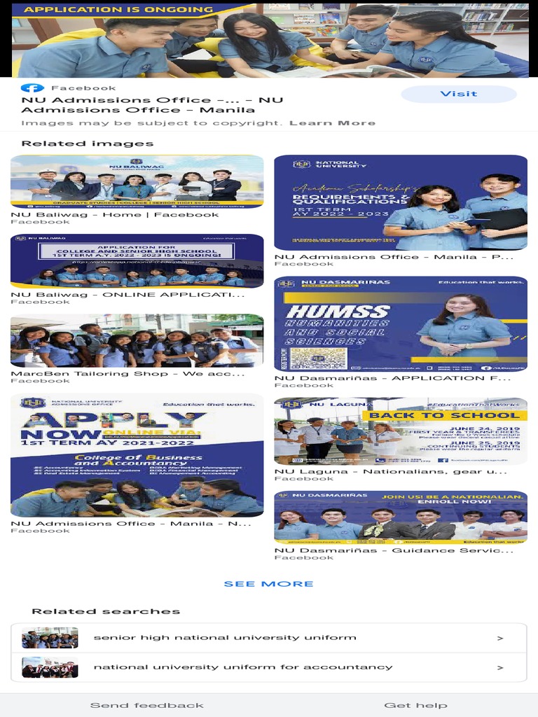 National University Uniform Guide | PDF