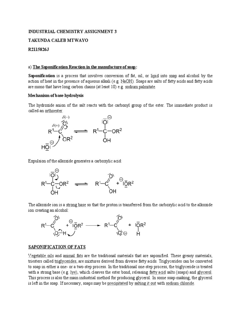 Industrial Chemistry Assignment 3 | PDF | Materials | Physical Sciences