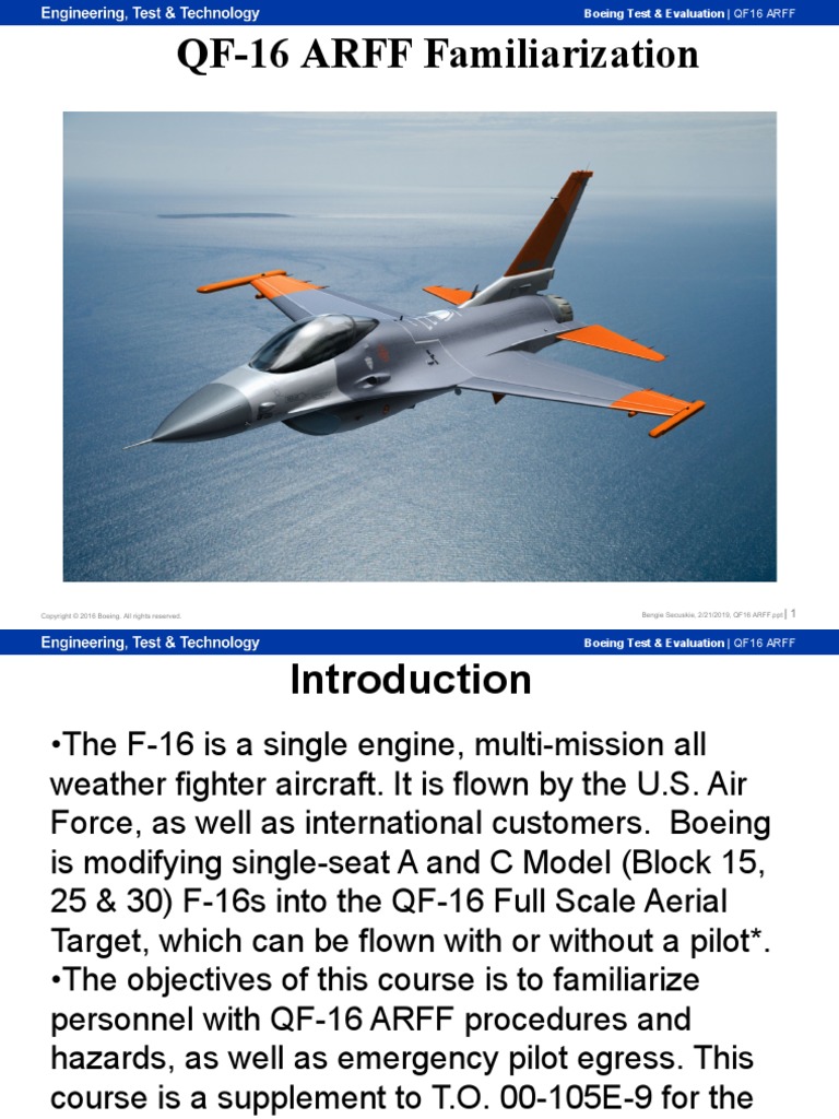 QF-16 Security Procedures | PDF | General Dynamics F 16 Fighting Falcon | Aviation