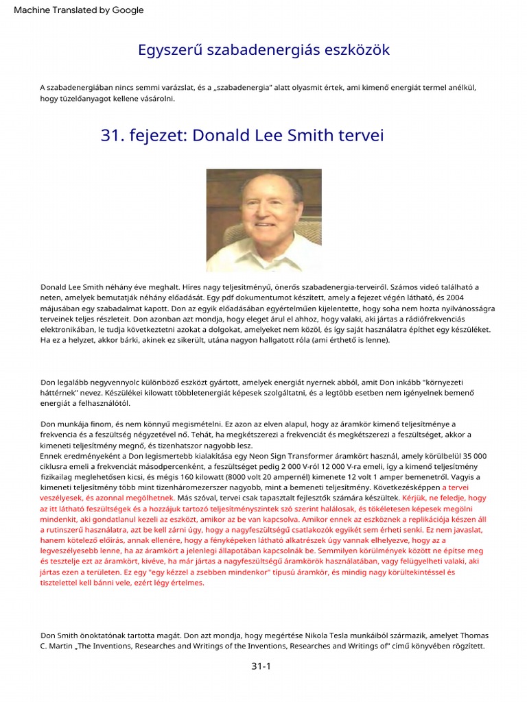 Simple Free-Energy Devices | PDF