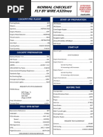 Boeing 737-800 Zibo Checklist for X-Plane | PDF | Landing Gear | Flap ...